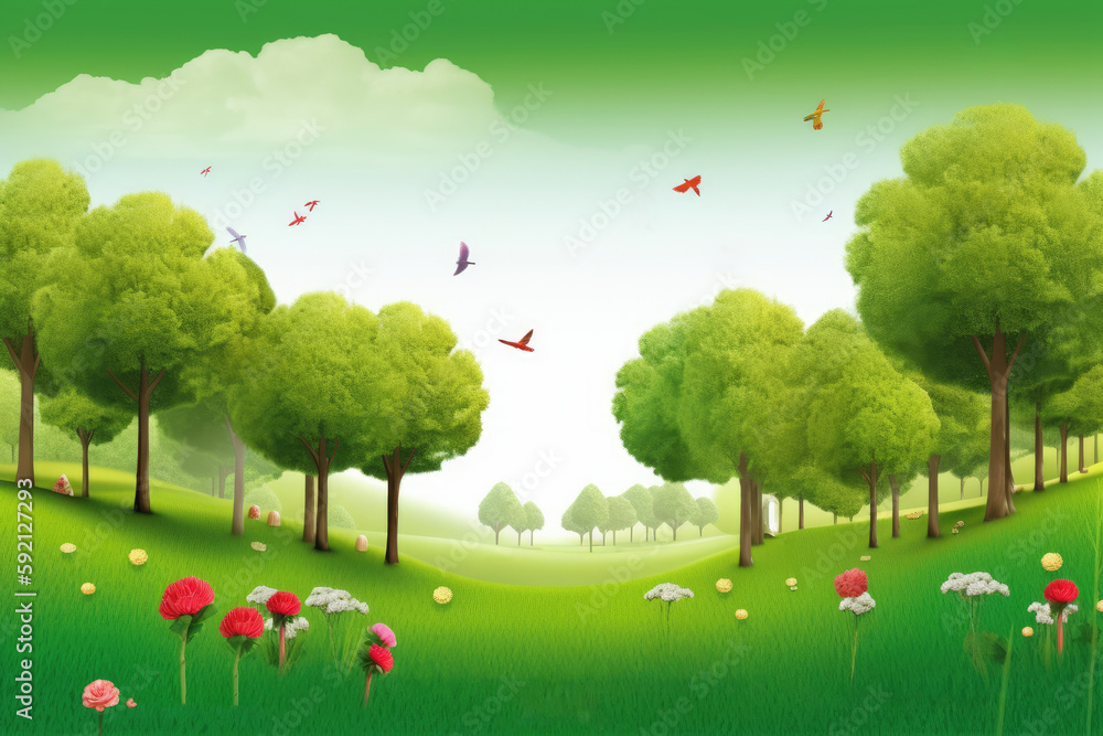 World Earth Day Concept. Green Energy, ESG, Environmental background ...