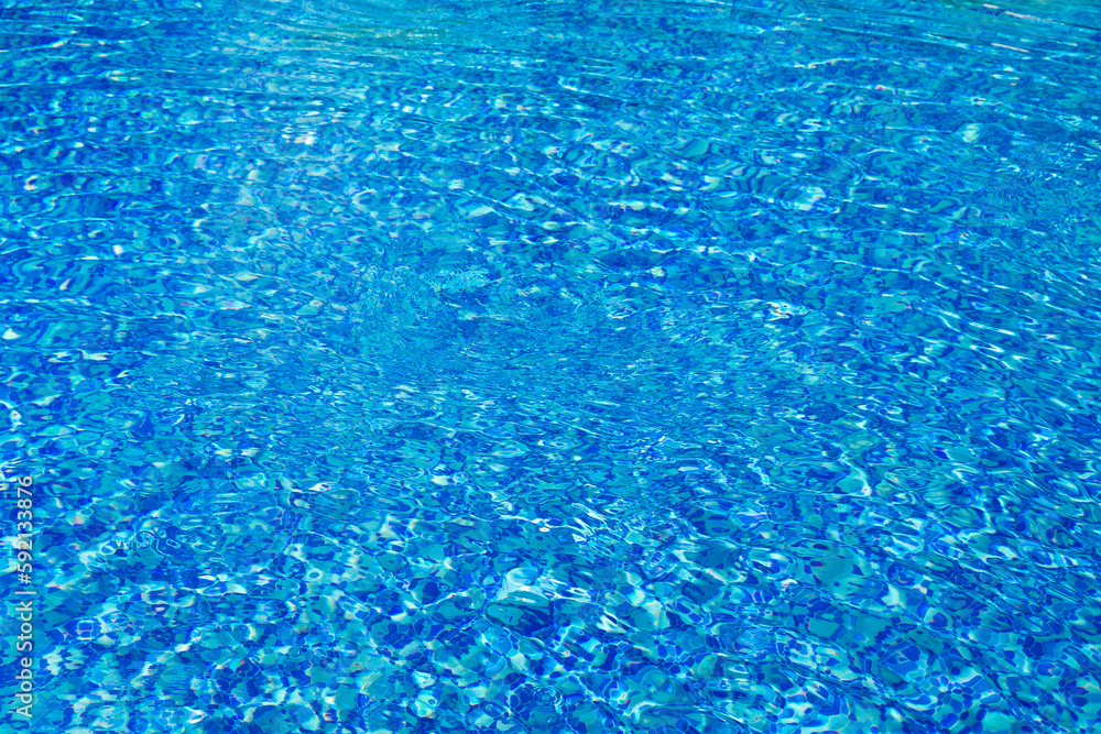 blue swimming pool,background of water in swimming pool. Stock Photo ...