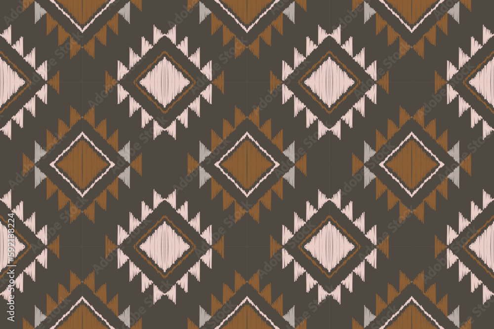 Ethnic design drawing background. It is a pattern geometric shapes ...