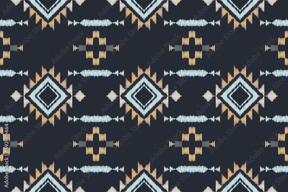 Vector ethnic design pattern. traditional patterned Native American art ...