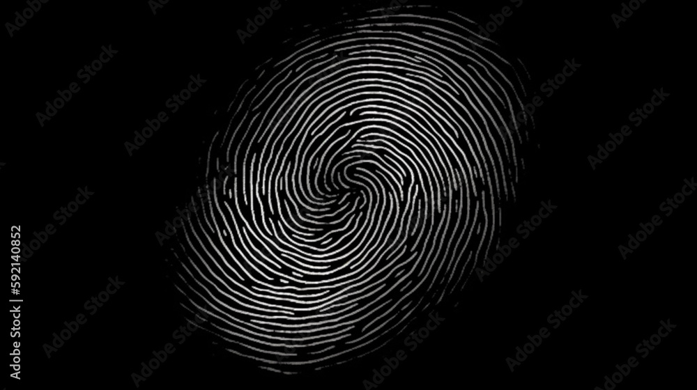 finger print texture background Generative AI Stock Illustration ...