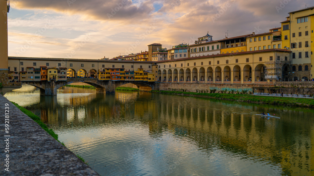 Firenze city skyline, buildings, and beautiful cityscape with the view ...