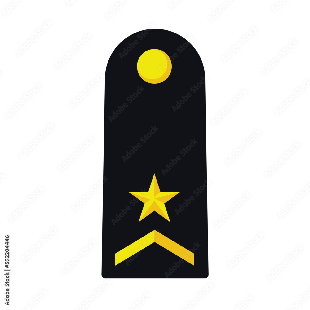 Royal Thai Air Force military rank in modern flat style vector. Stock ...