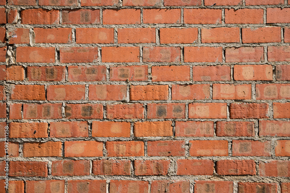 Brick wall. Brick background. Space for design and text Stock Photo ...