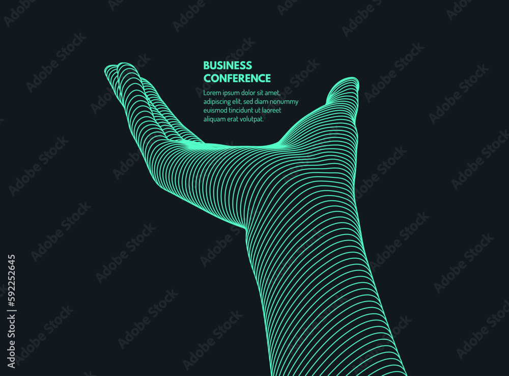 Extended male hand open and ready to help. Human arm giving. Connection ...