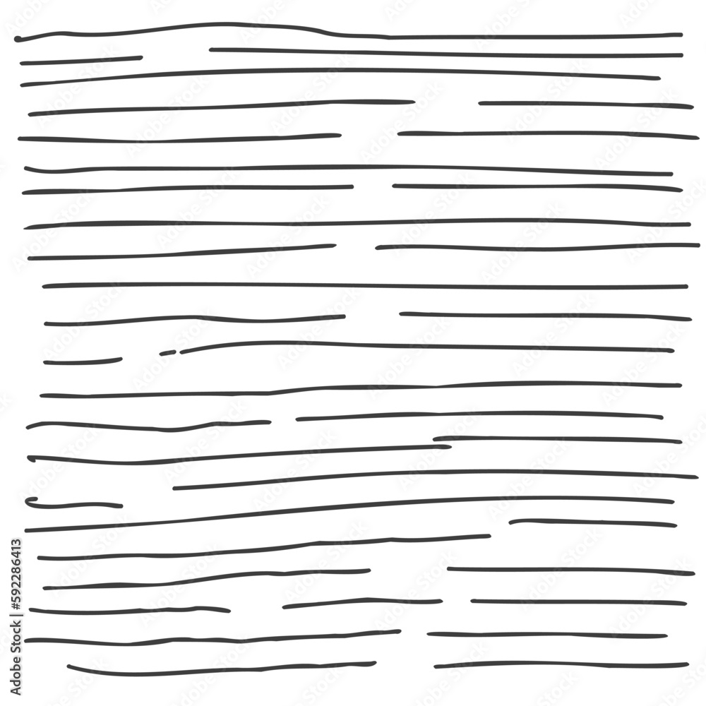 Sketch Scrawl. Pen doodle freehand horizontal line strokes. scribble ...