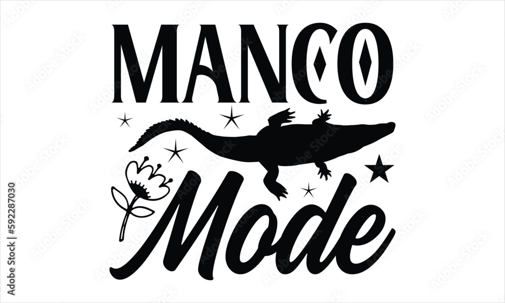 Manco mode- Reptiles T-shirt Design, Vector illustration with hand ...