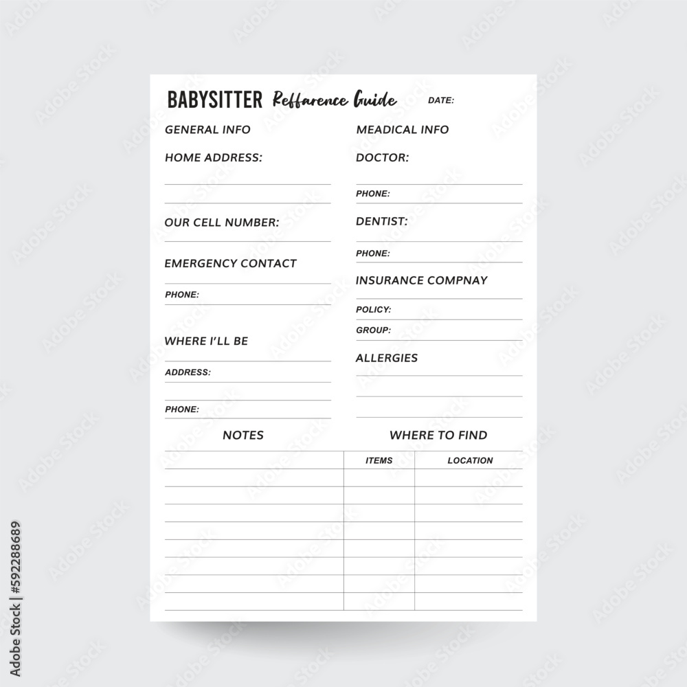 Babysitter Guide,Nanny Guide,Babysitting Guide,Babysitter Information ...