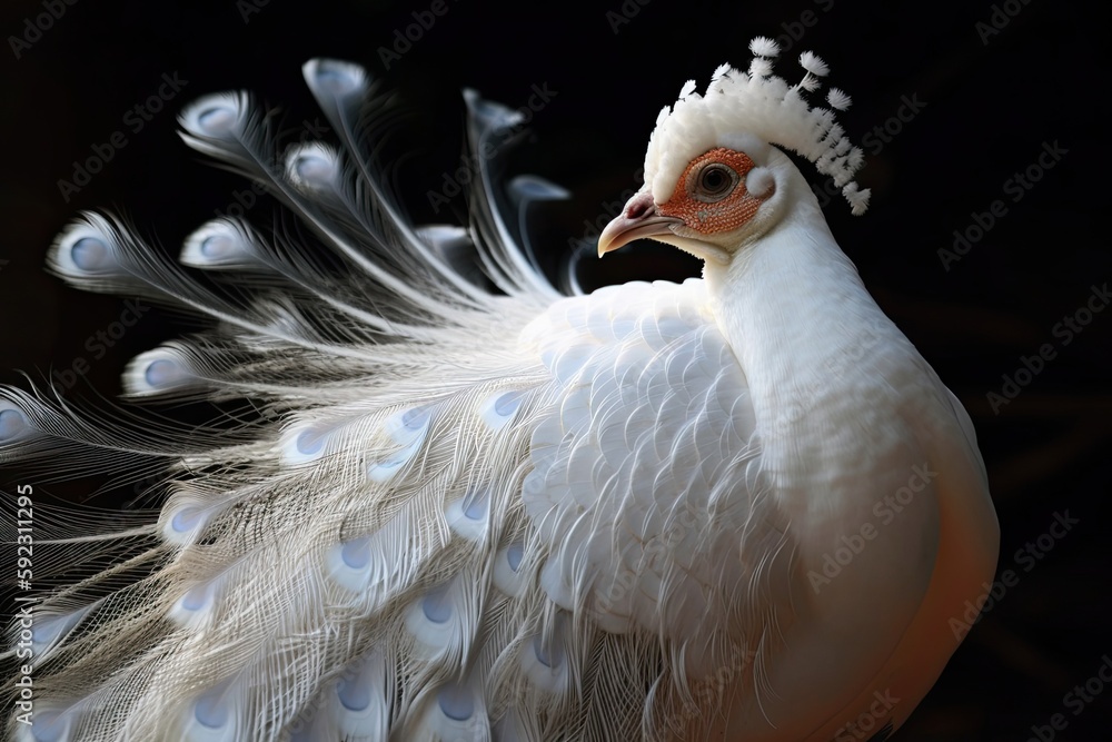The Rare, Elegant Beauty of Albino Peacocks: Unique Plumage in a ...