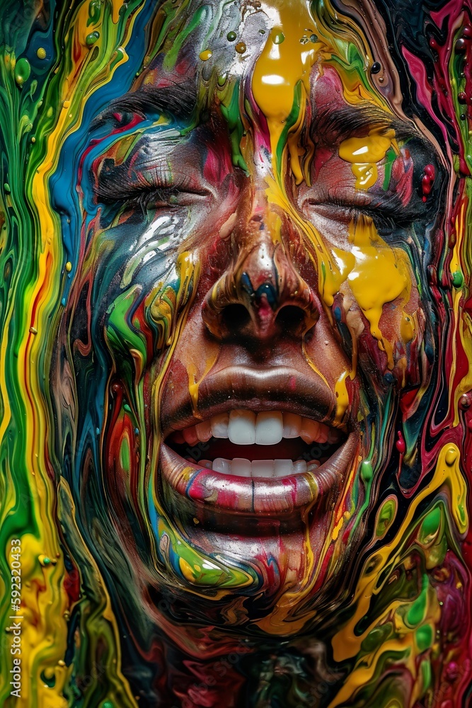 "Fluid Emotion" is an abstract image capturing the intricacies of human ...