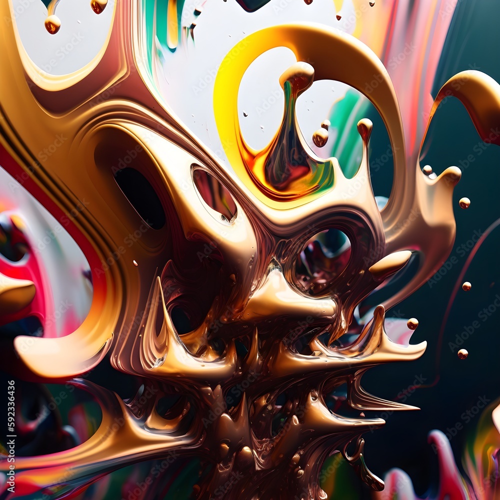 expressionism bronzepunk digital art contemporary analogical imitation ...