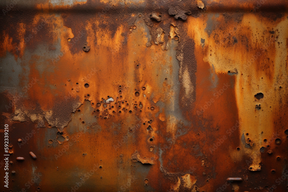 Rusted metal texture, Created using generative AI tools. Stock ...