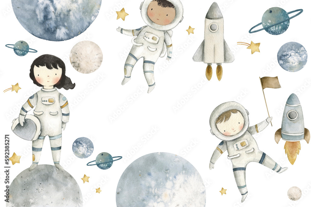 Astronaut Art For Kids