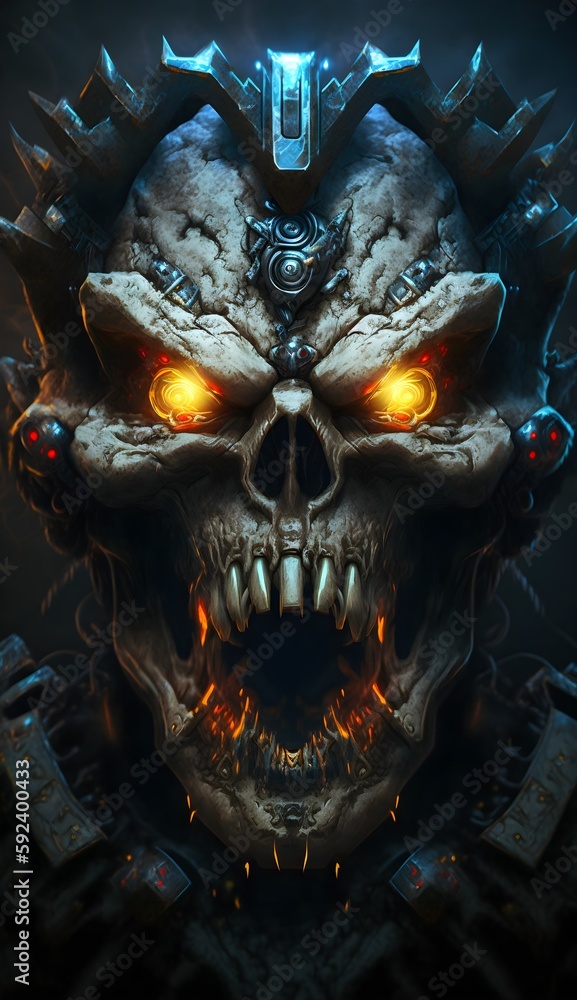 Ultra detailed close up portrait of terrifying ultra realistic looking ...