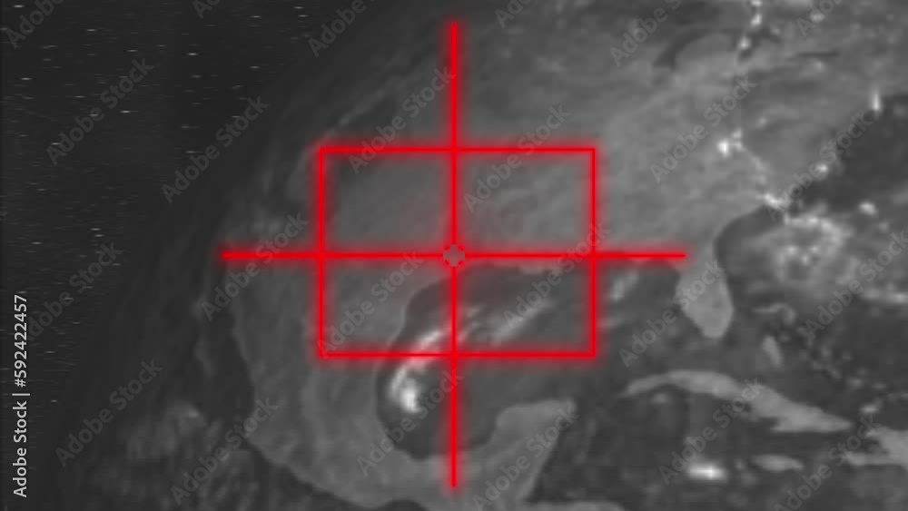 3D Rotating Earth Animation. Earth Zoom In Through The Stratosphere To ...