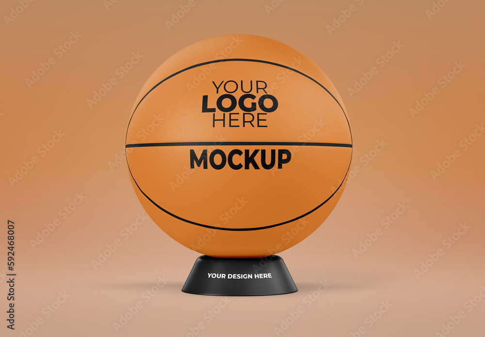 Basketball Mockup Stock Template | Adobe Stock