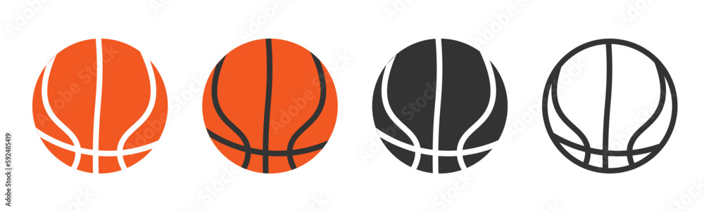 Modern professional basketball logo, Basketball logo, emblem set ...