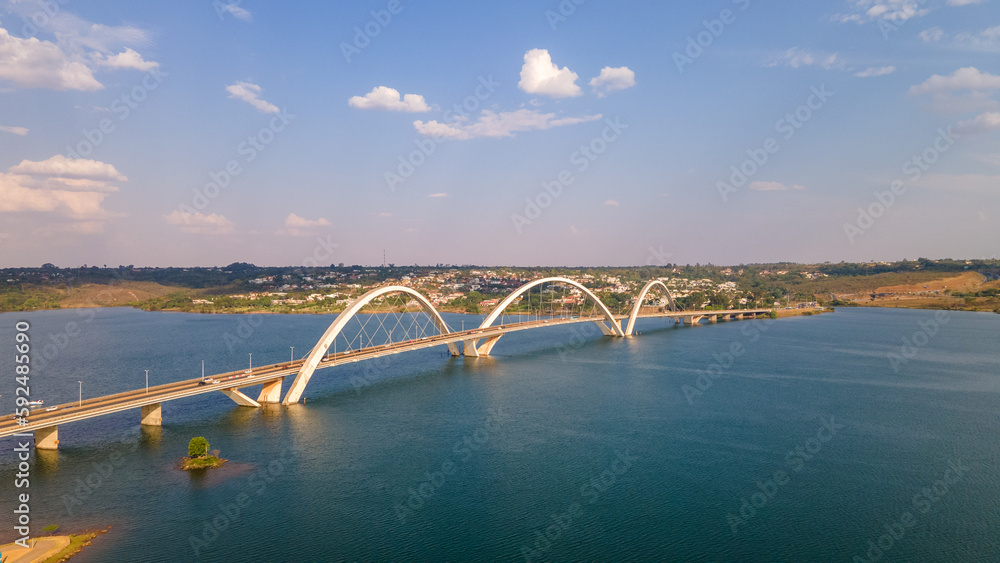 Foto de The Juscelino Kubitschek Bridge, also known as JK Bridge or ...