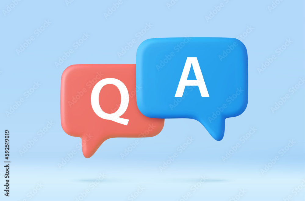 3d Speech Bubble With Q And A Letters Stock Vector Adobe Stock 3d-speech-bubble-with-q-and-a-letters-stock-vector-adobe-stock
