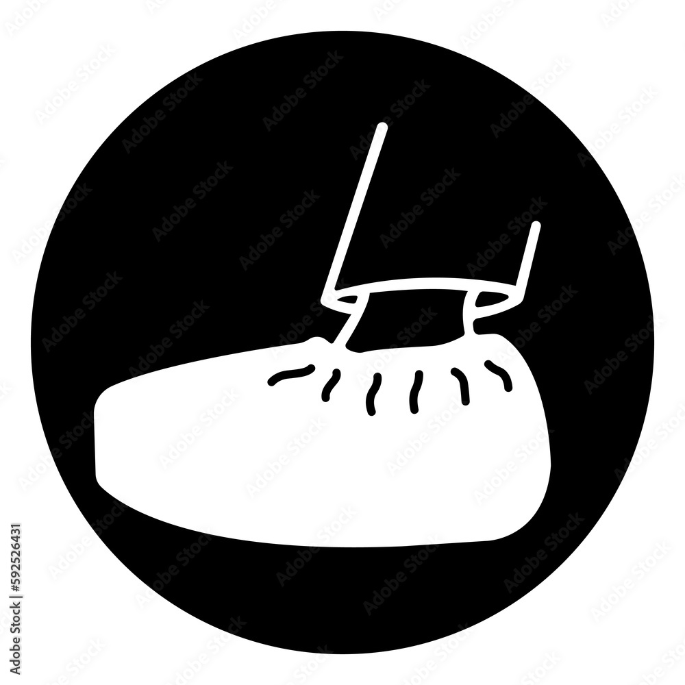 Vetor de Shoe Covers Symbol Sign ,Vector Illustration, Isolate On White ...