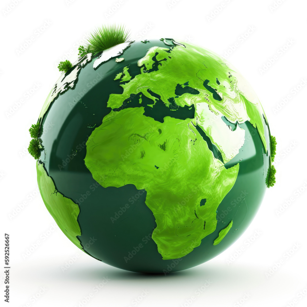 Earth globe. Model of the World globe. Earth Day. Day of Peace. Africa ...