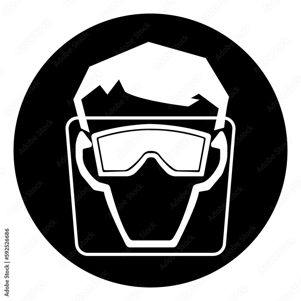 Double Face Protection Symbol Sign ,Vector Illustration, Isolate On ...