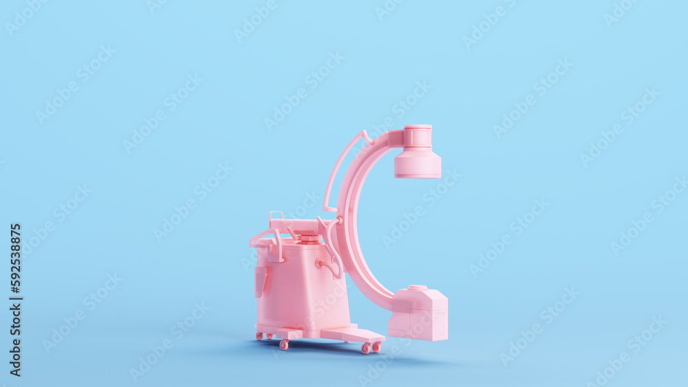 Pink Adjustable Hospital Scanner Diagnostic Device Health Care Provider ...