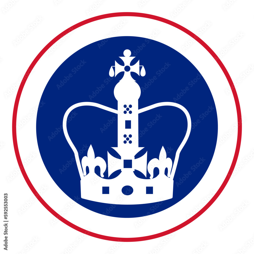 King coronation.King Crown.Vector illustration Stock Vector | Adobe Stock