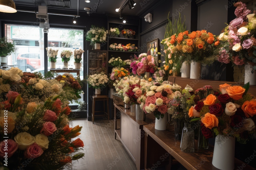 flower shop, with arrangements and bouquets for all occasions ...