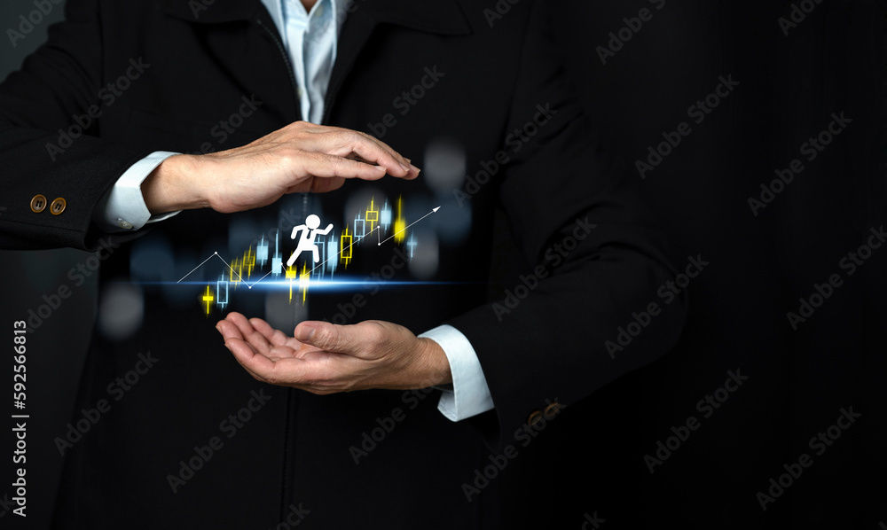 Customer Journey, Hand Gesture Supporting Customer,Shareholder ...