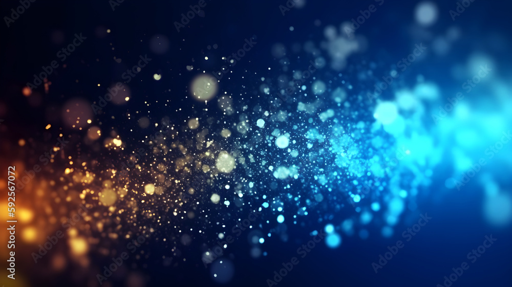 abstract blue dot blur technology background Stock Illustration | Adobe ...