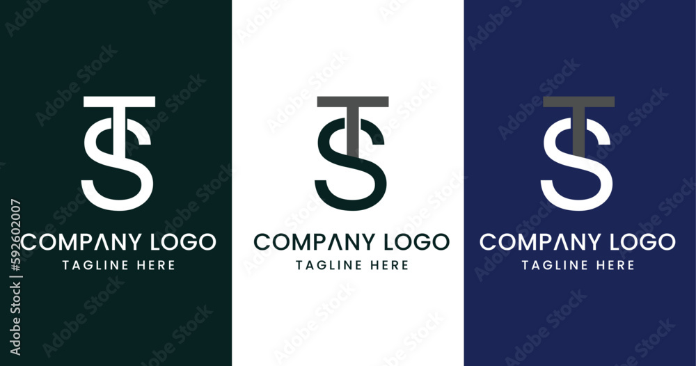 Initial Letter ST Logo Design Outstanding Creative Modern Symbol Sign ...