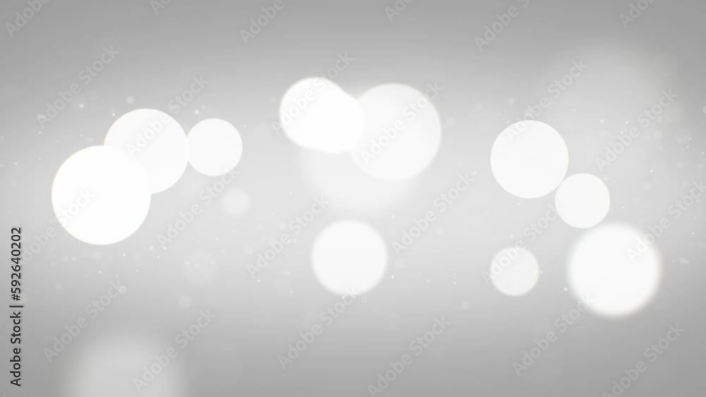 Clean White Glowy Particles Slow Moving - Elegant Backdrop Background ...