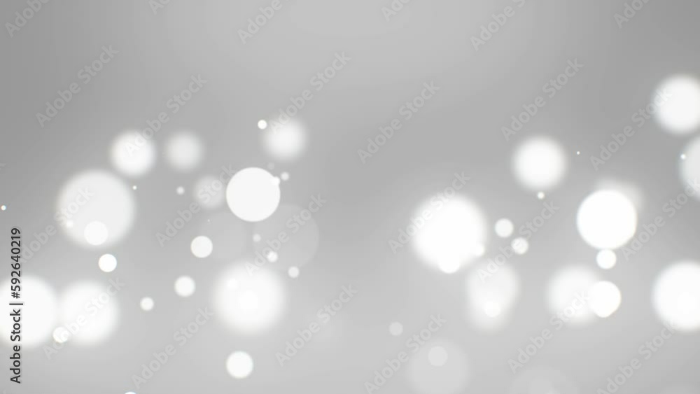 Clean White Glowy Particles Slow Moving - Elegant Backdrop Background ...