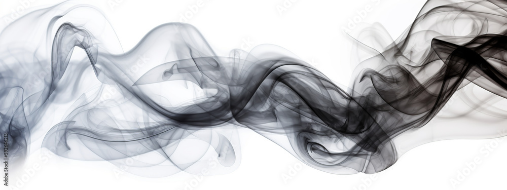 smoke, art, wave, motion, black, swirl, light, curve, pattern, shape ...