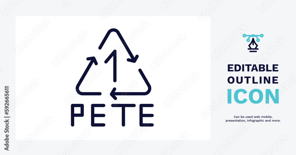 1 pete icon. Thin line 1 pete icon from user interface collection ...