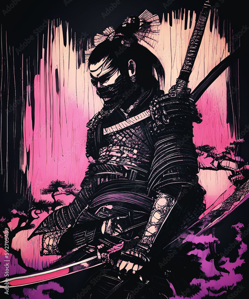 Samurai Warrior Japan Japanese Katana Manga warrior. Samurai Warrior ...