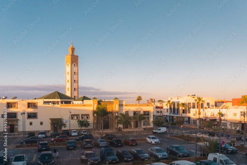 Main mosque in Agadir, The mosque of mohamed V in the citycentre ...