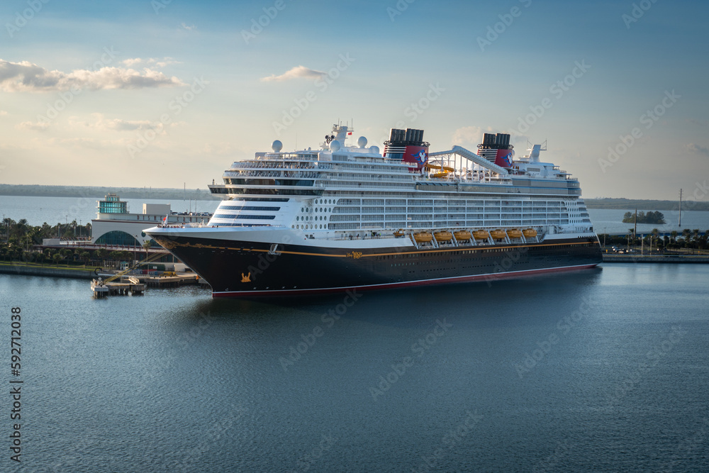 Disney Fantasy owned and operated by Disney Cruise Line, a subsidiary ...