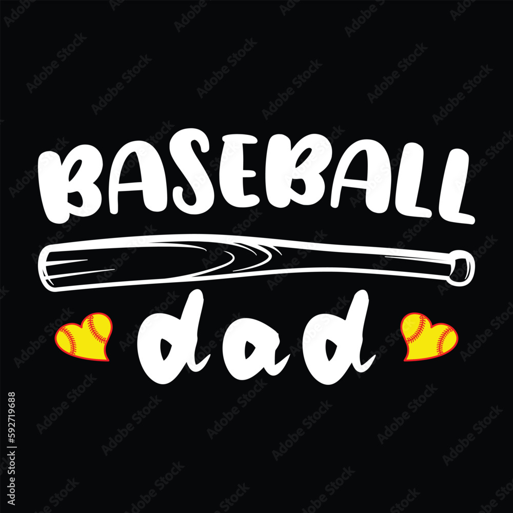 Baseball Dad SVG, dad SVG, Funny Dad T-shirt Design, baseball eps ...