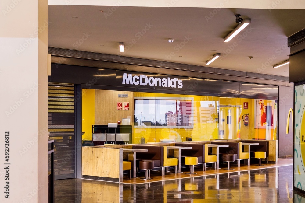Barcelona, Spain - March 19, 2023. McDonald's Corporation is a ...