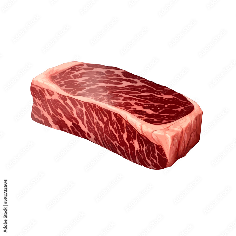 Upgrade Your Restaurant Menu with a Wagyu Steak Vector Stock Vector ...