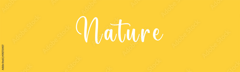 simple letter nature script calligraphy banner with whiter color on ...