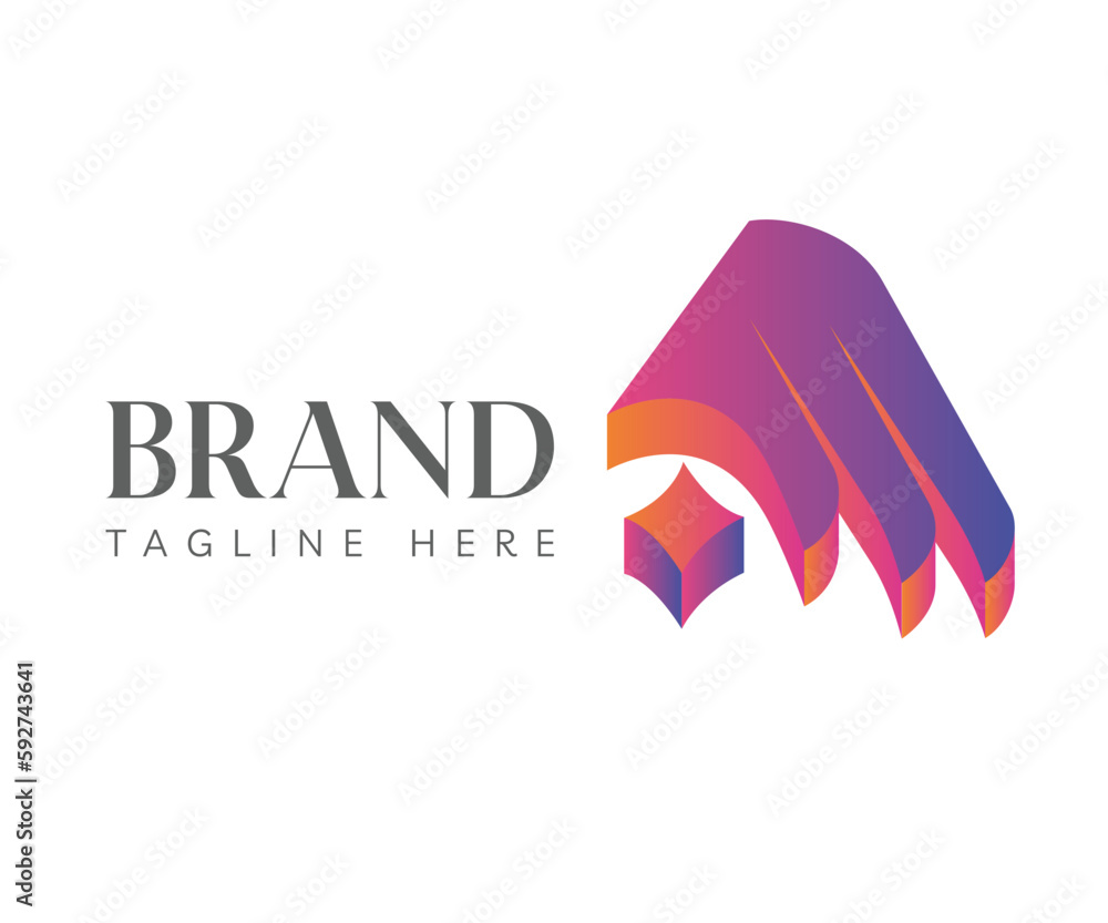 Letter A logo icon design template elements. Usable for Branding ...