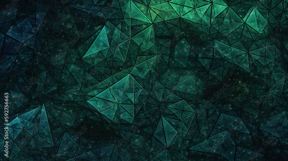 Emerald green gem kryptonite texture, background banner or wallpaper ...