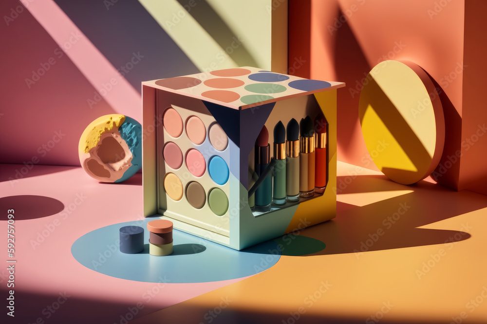 Fotografía de productos de maquillaje estilo moderno, Branding marca ...