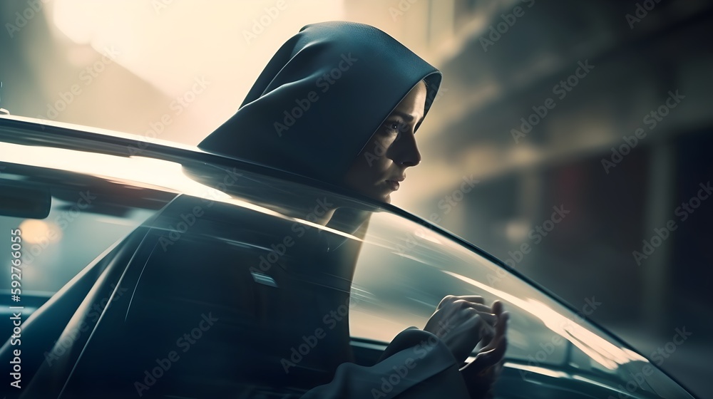 Epic film still futuristic action movie RacerNunNostalgia the dramatic ...