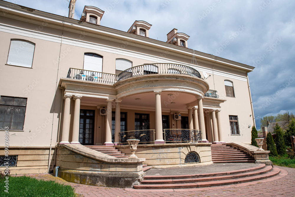 An old German castle built during the Second World War Stock Photo ...