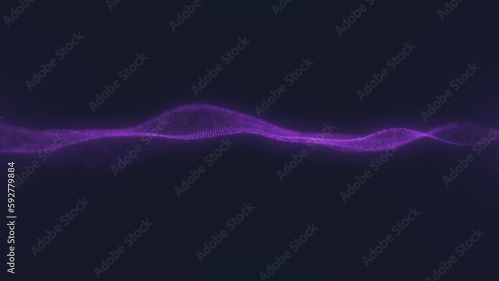 The abstract animated background that changes color, science and ...