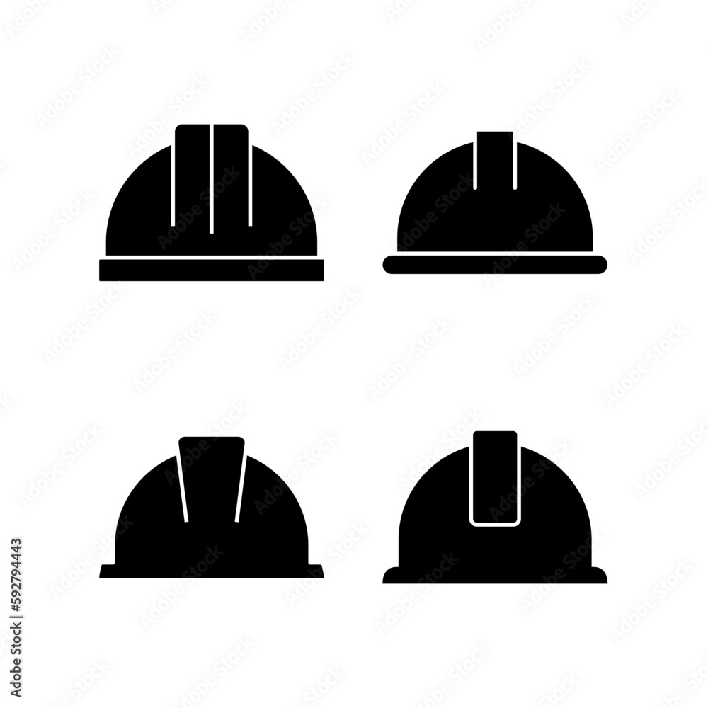 Helmet icon vector illustration. Motorcycle helmet sign and symbol ...